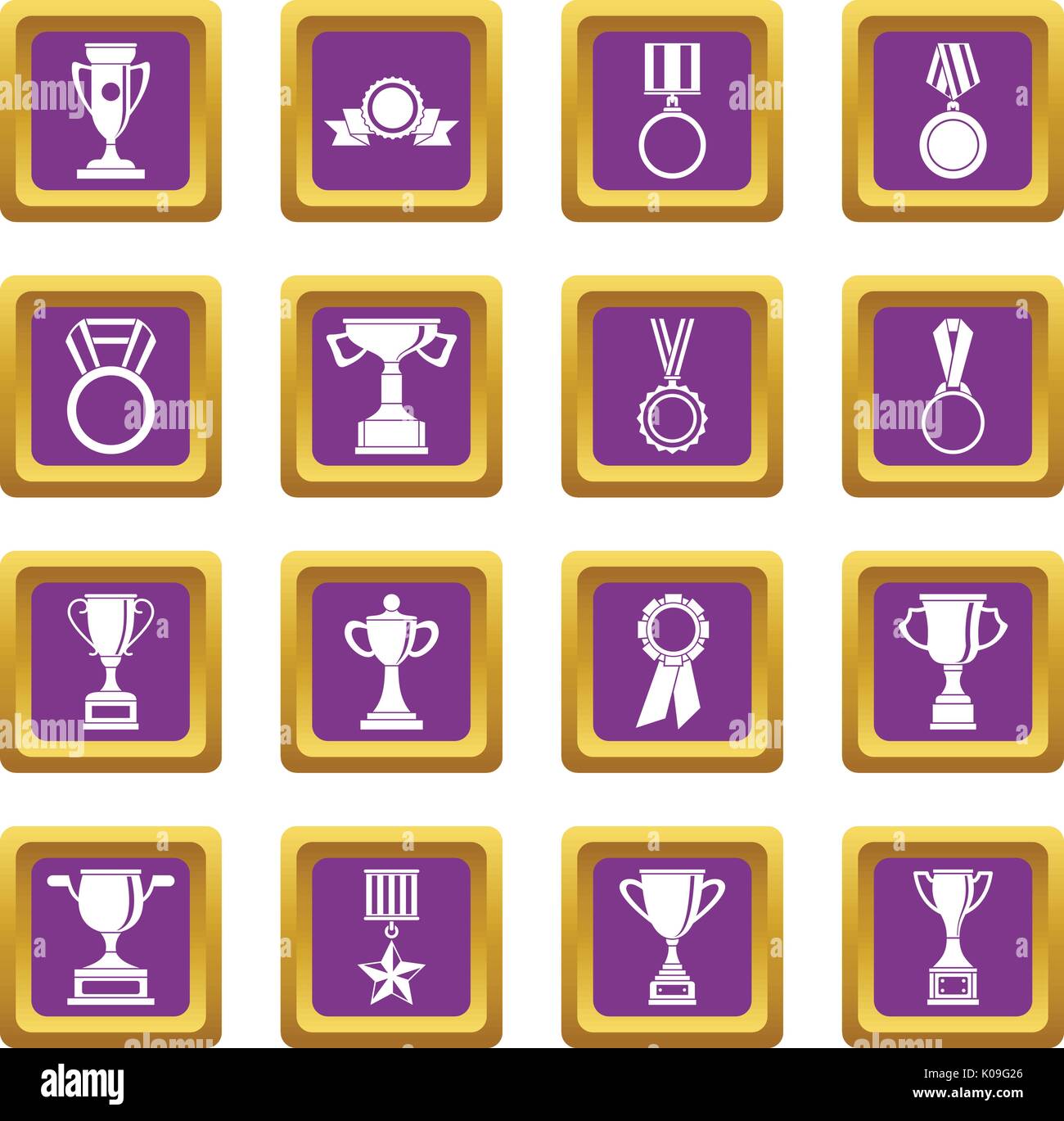 Purple plaque Stock Vector Images - Alamy