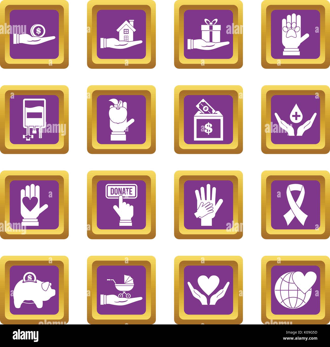 Purple heart foundation hi-res stock photography and images - Alamy