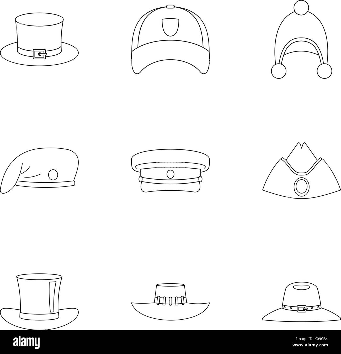 Elegant bonnet Stock Vector Images - Alamy