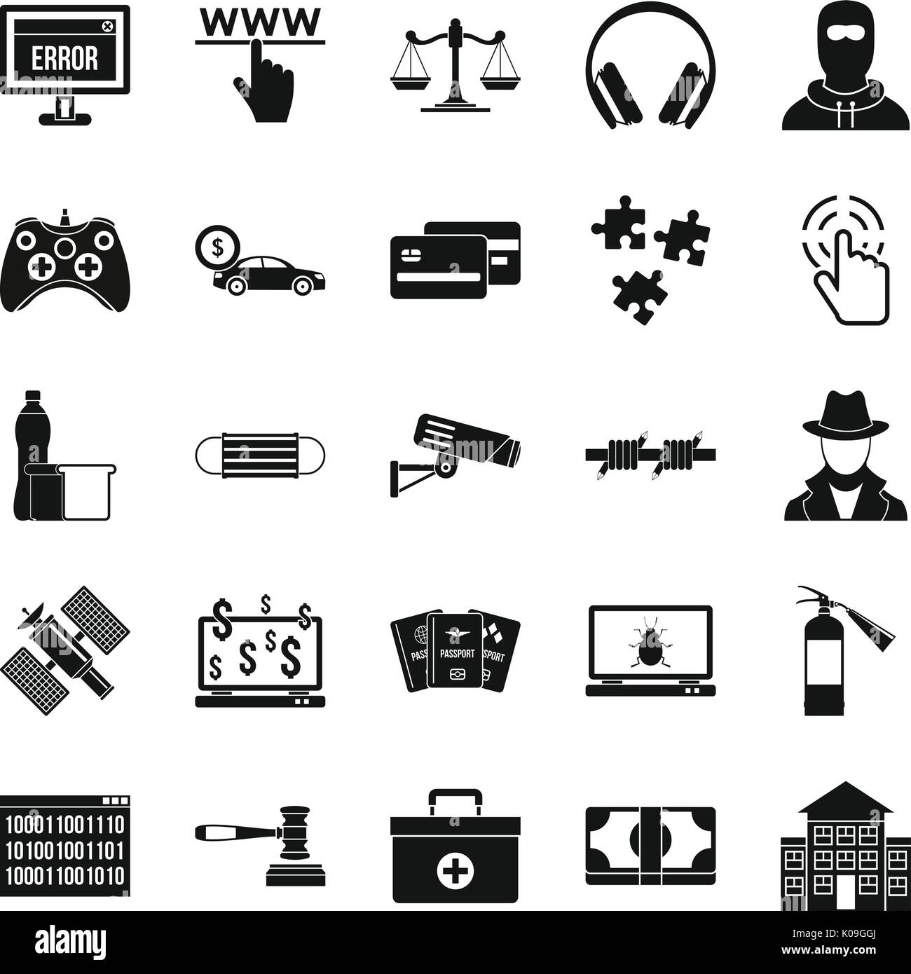 Software developer icons set, simple style Stock Vector Image & Art - Alamy