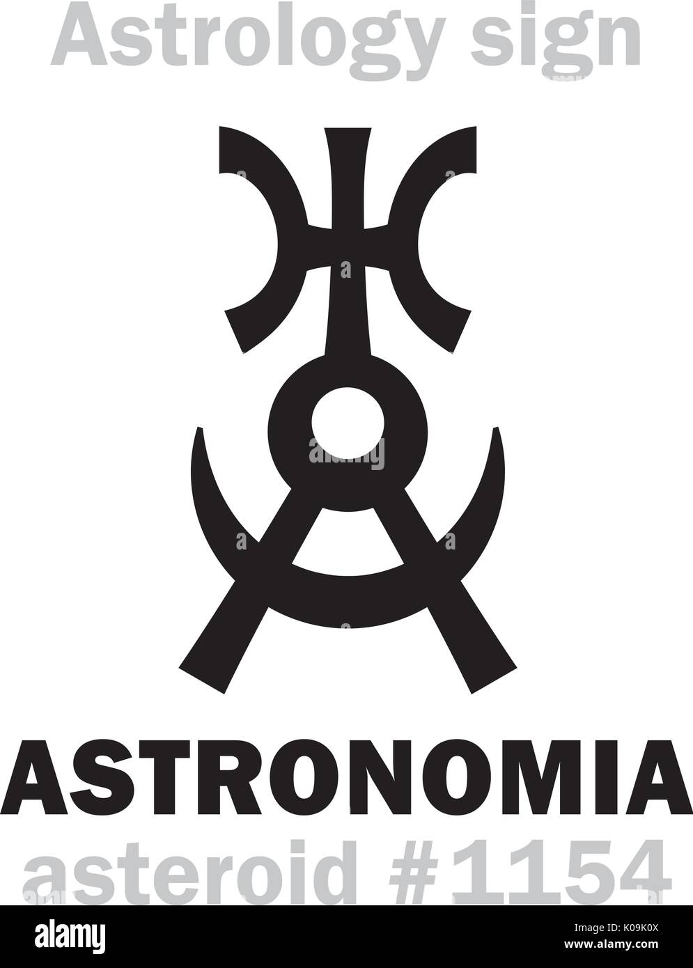 Astrology Alphabet: ASTRONOMIA (Uranography), asteroid #1154 ...