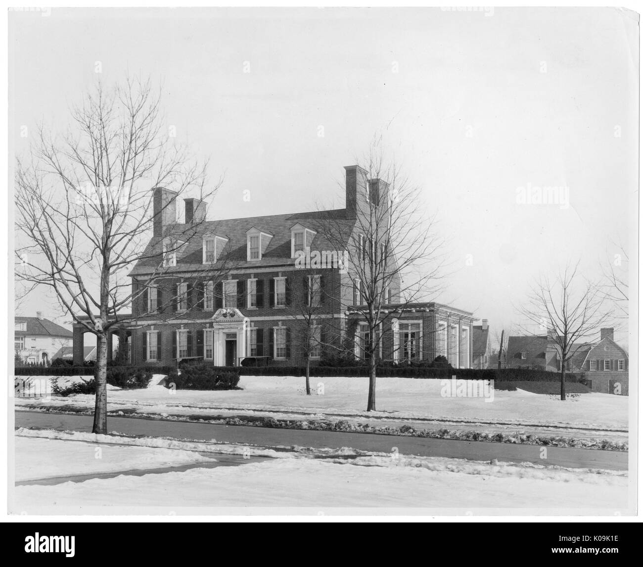 View from room in Black and White Stock Photos & Images - Alamy