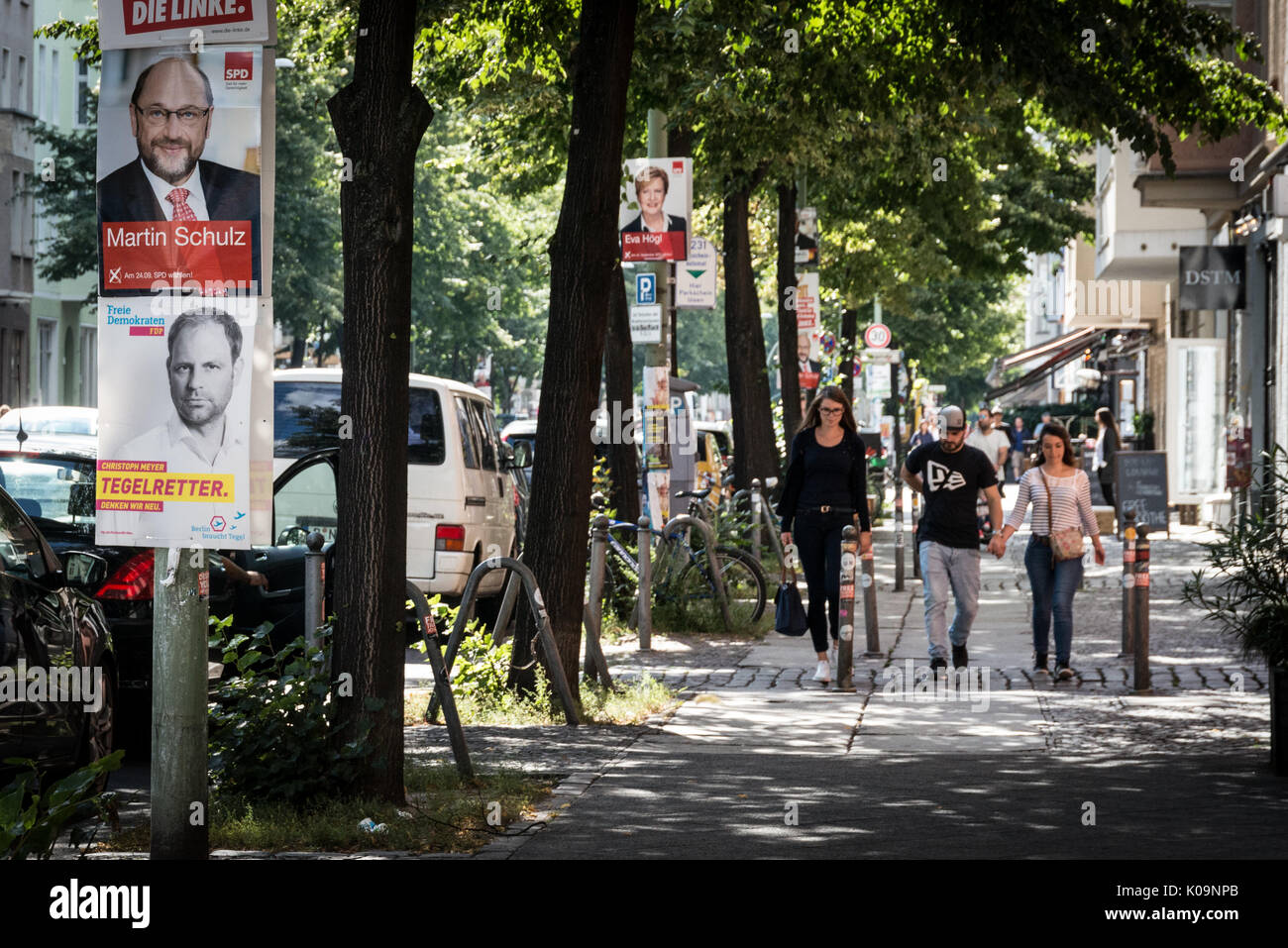 Berlin, Germany , August 19 The election campaign in Berlin ahead of ...