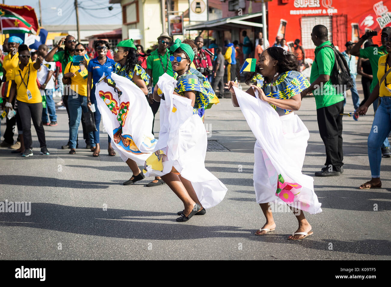 CARIFESTA XIII Opening Ceremony- Parade through the streets of Barbados ...