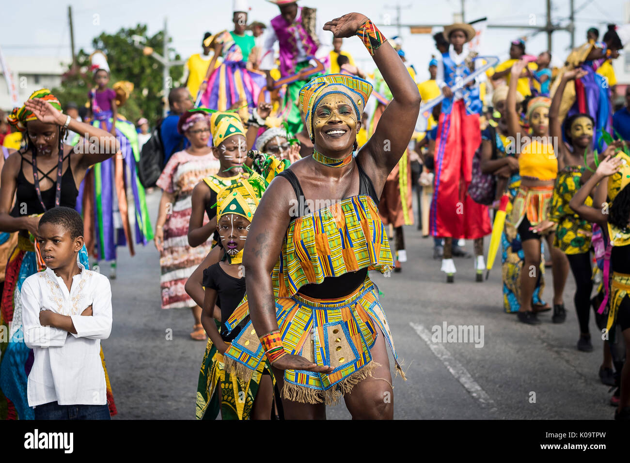 CARIFESTA XIII Opening Ceremony- Parade through the streets of Barbados ...