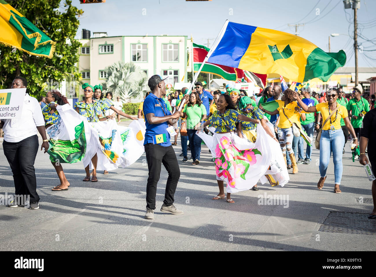 CARIFESTA XIII Opening Ceremony- Parade through the streets of Barbados ...