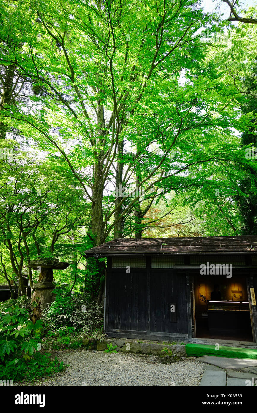 An ancient house at Kakunodate Samurai District. Kakunodate is a former ...
