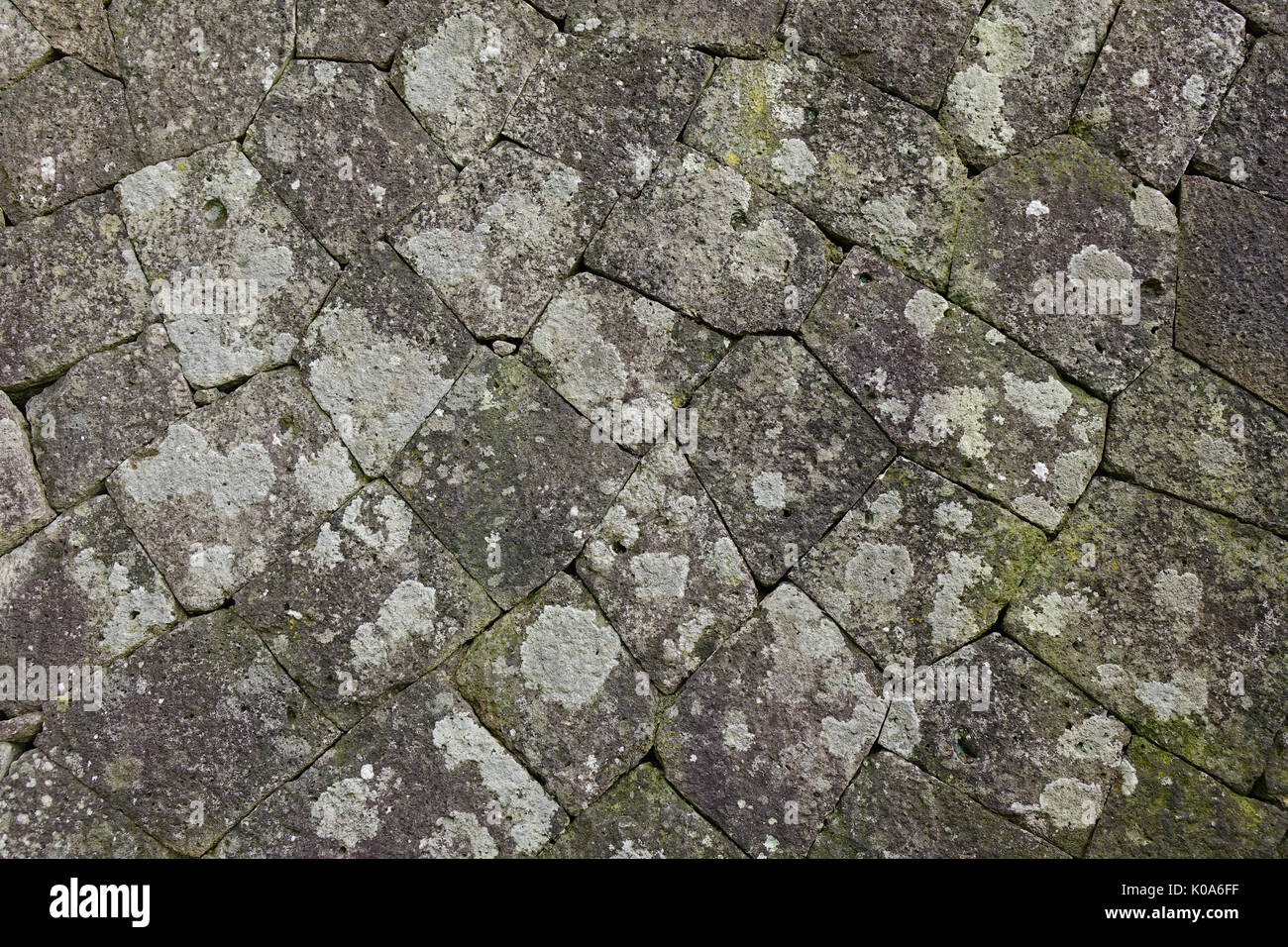Ancient stone wall of Japanese castles in Kyoto, Japan Stock Photo - Alamy