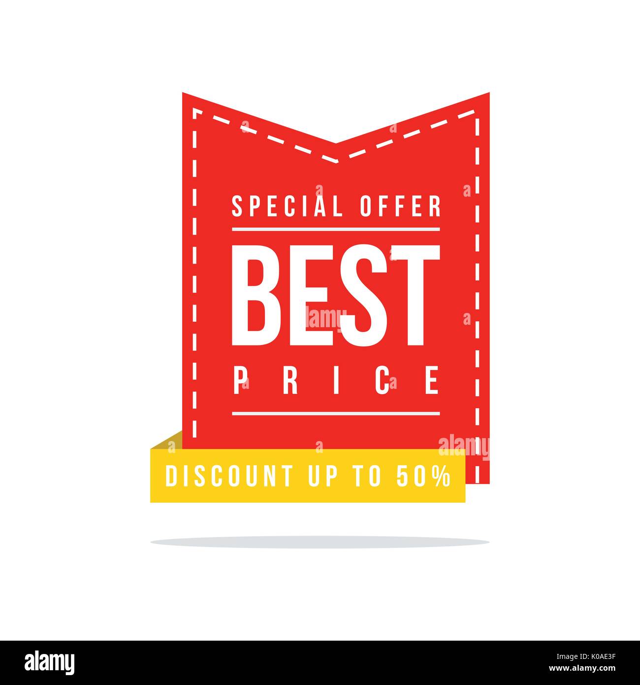 Price label spesial offer sale sticker style vector illustration Stock ...