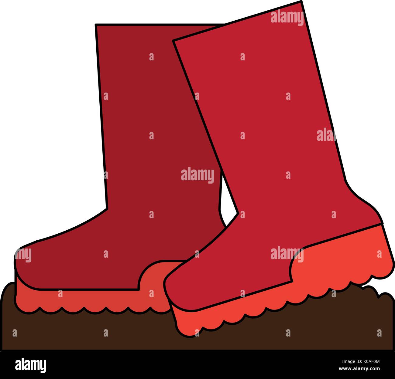 Sneaker boots Stock Vector Images - Alamy
