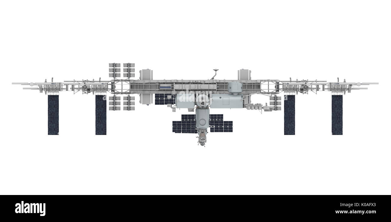 International Space Station Isolated Stock Photo - Alamy