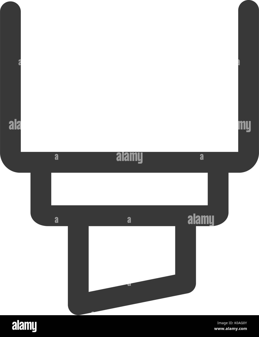 Set school stationery notebook Black and White Stock Photos & Images ...