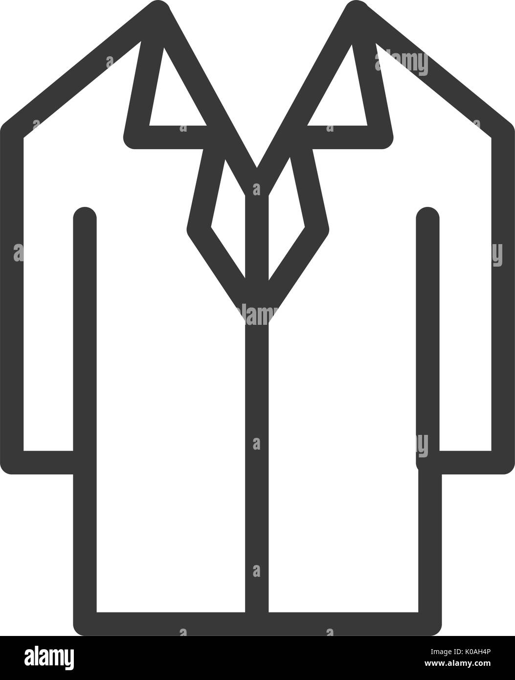 Folded shirts Stock Vector Images - Alamy