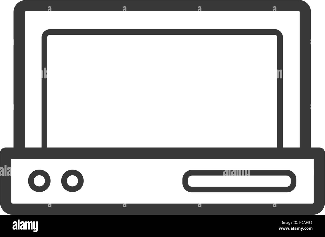 computer icon line Stock Vector Image & Art - Alamy