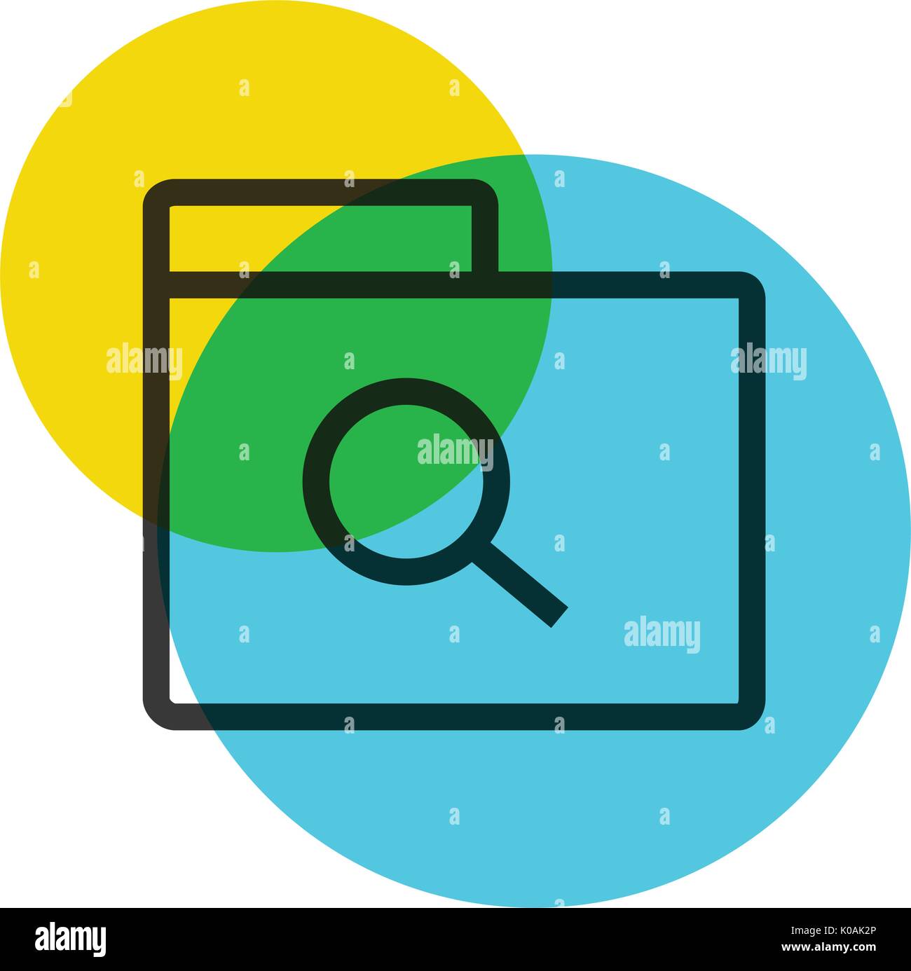 Icons color Stock Vector Images - Alamy