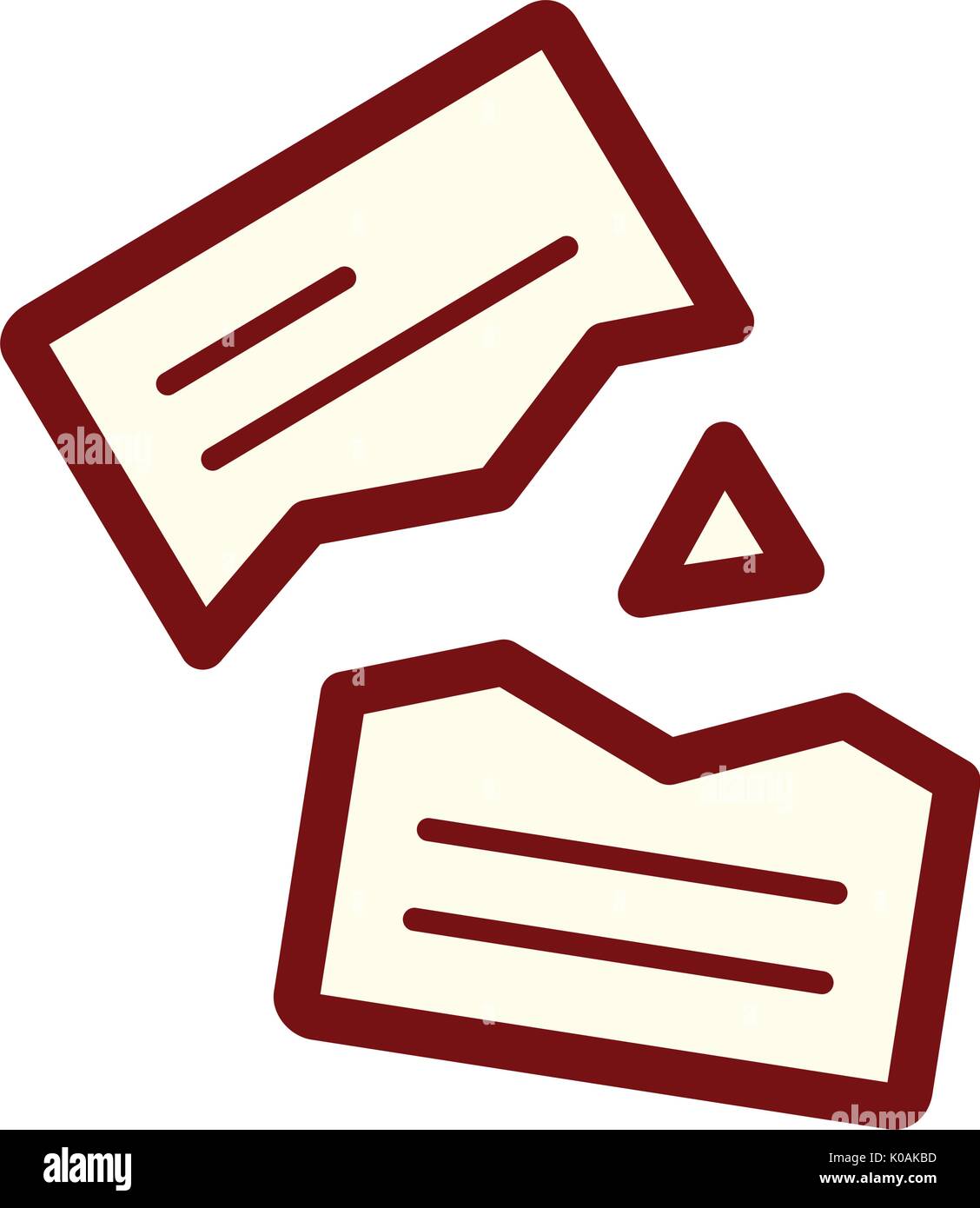 office paper torn cartoon styles icon Stock Vector Image & Art - Alamy