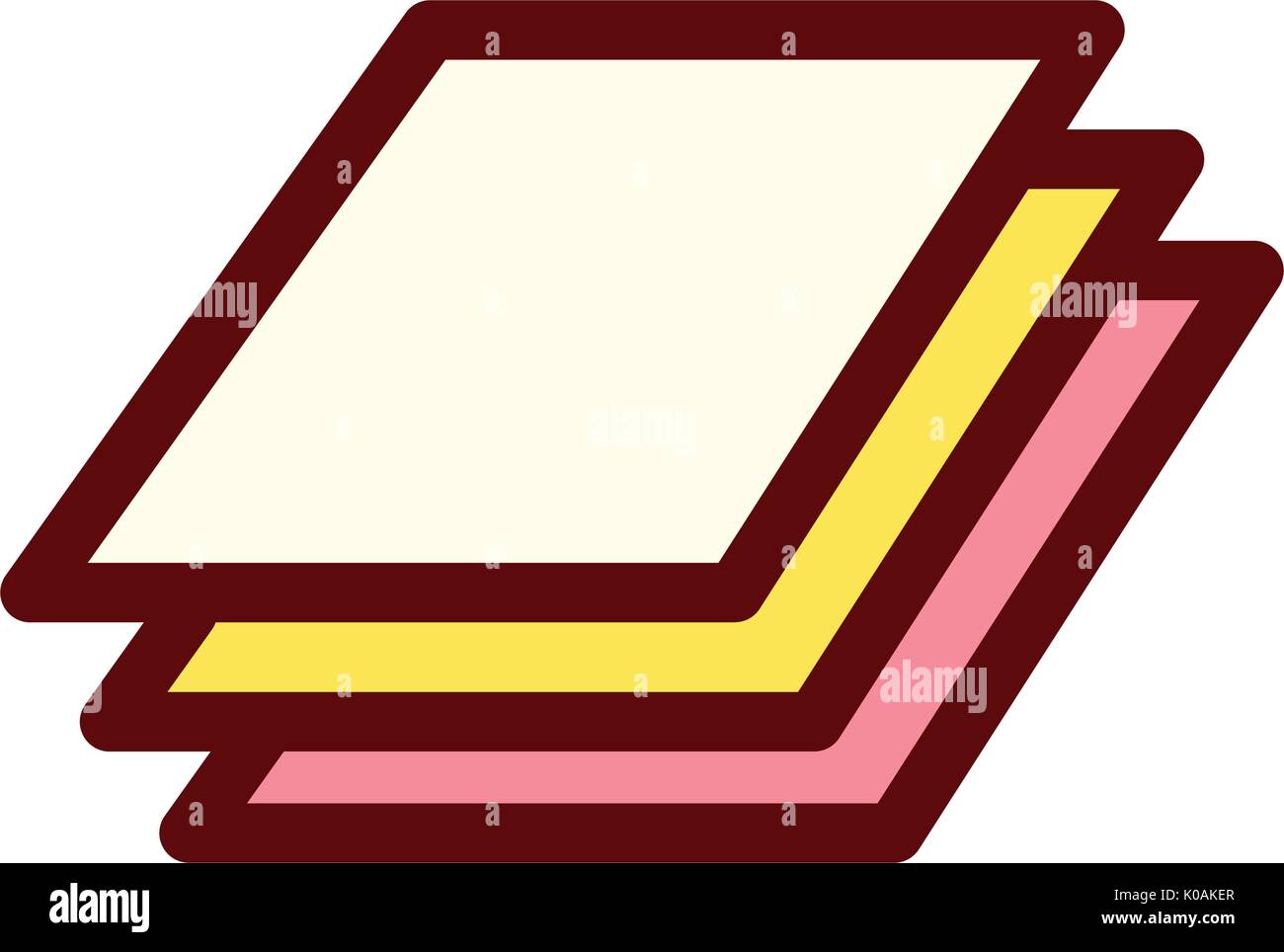 office paper cartoon styles icon Stock Vector Image & Art - Alamy