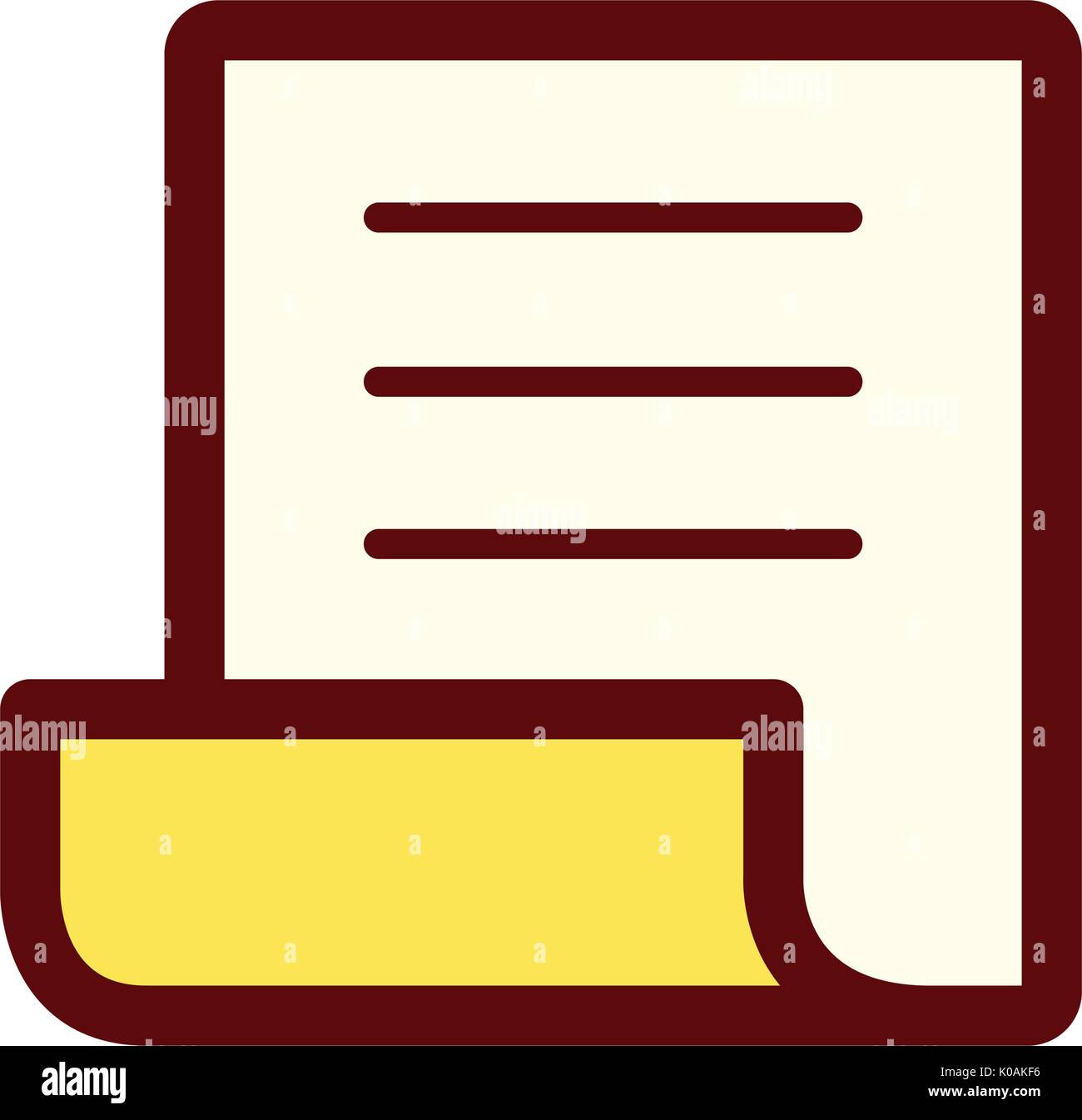 office paper cartoon styles icon Stock Vector Image & Art - Alamy