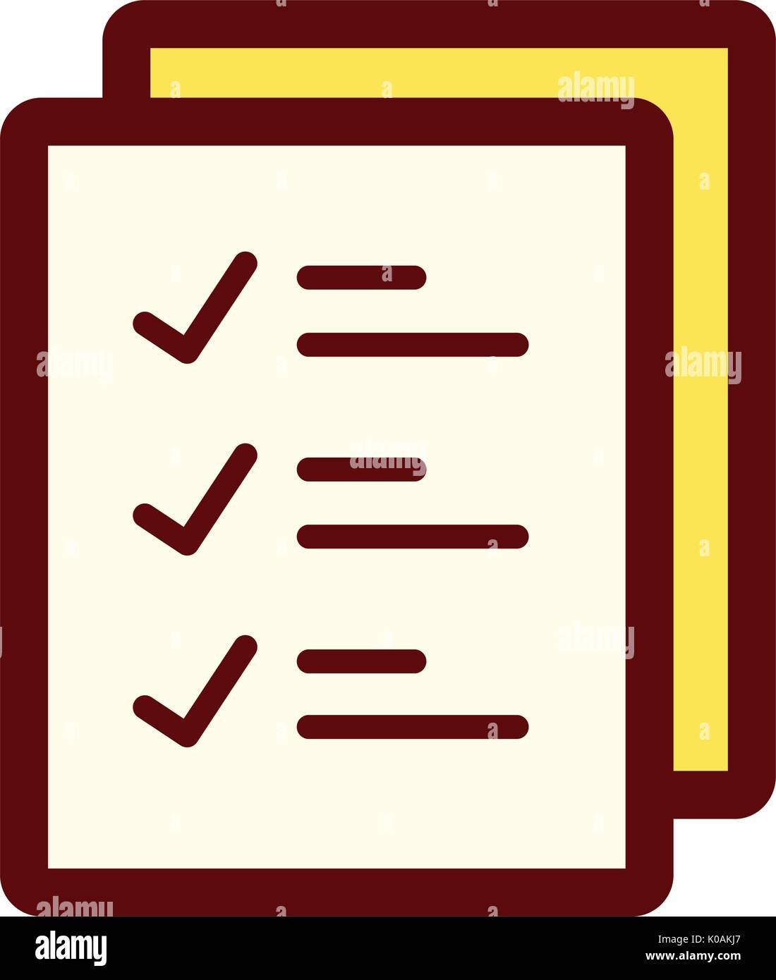 office two paper cartoon styles icon Stock Vector Image & Art - Alamy
