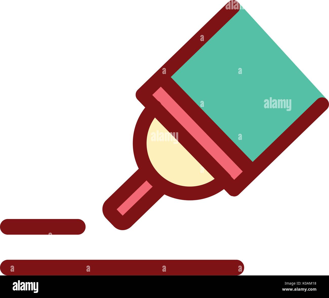 Pen writing Stationery Office tool icon cartoon style Stock Vector ...