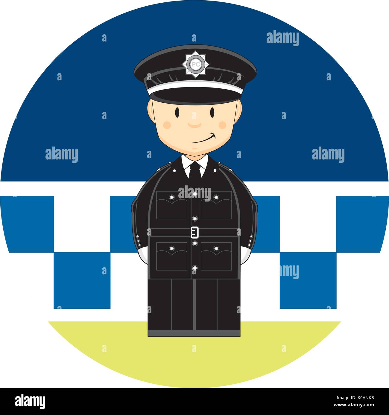 British Policeman Cartoon