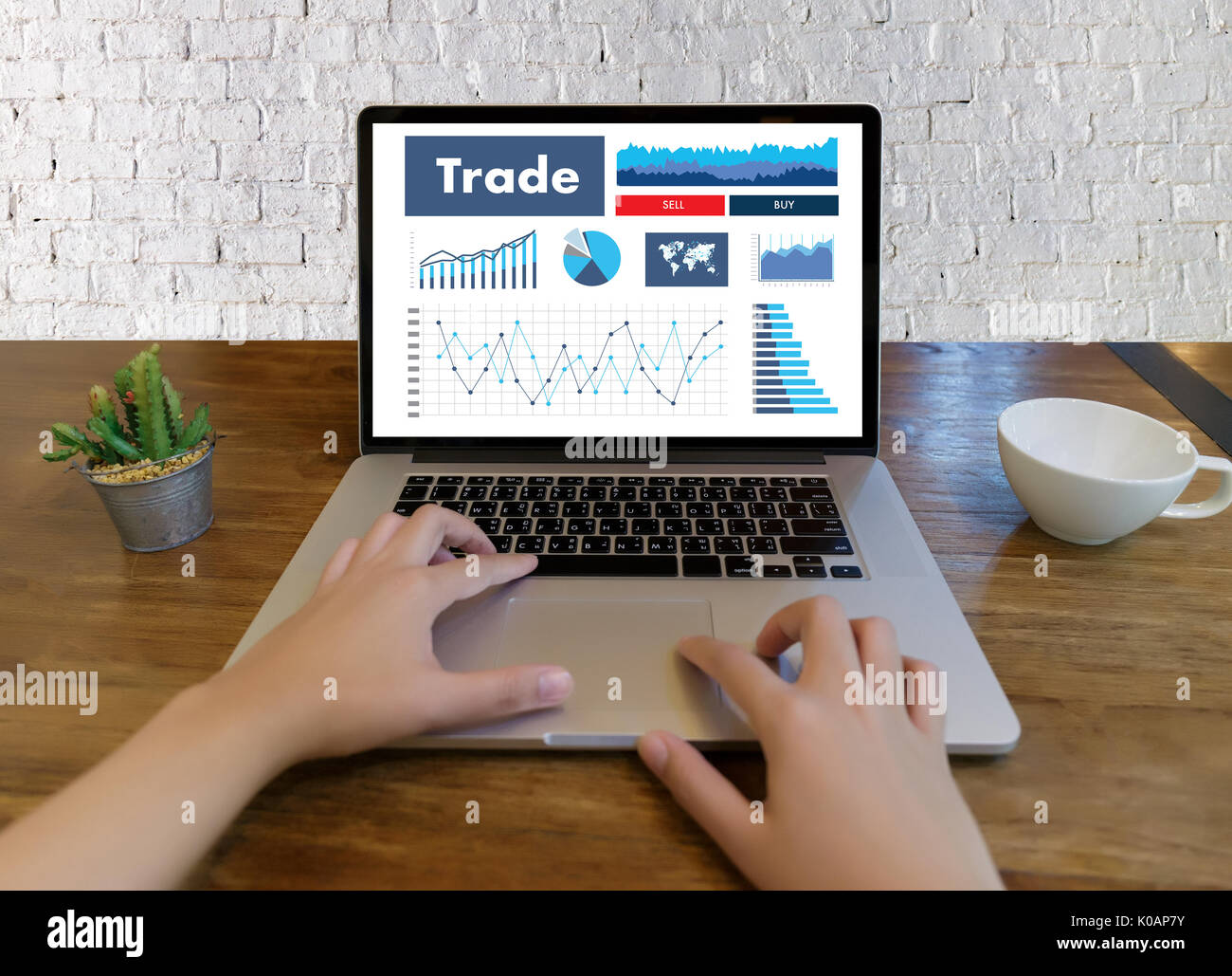 professionals working Trade Finance Forex Graph Chart Concept manager ...