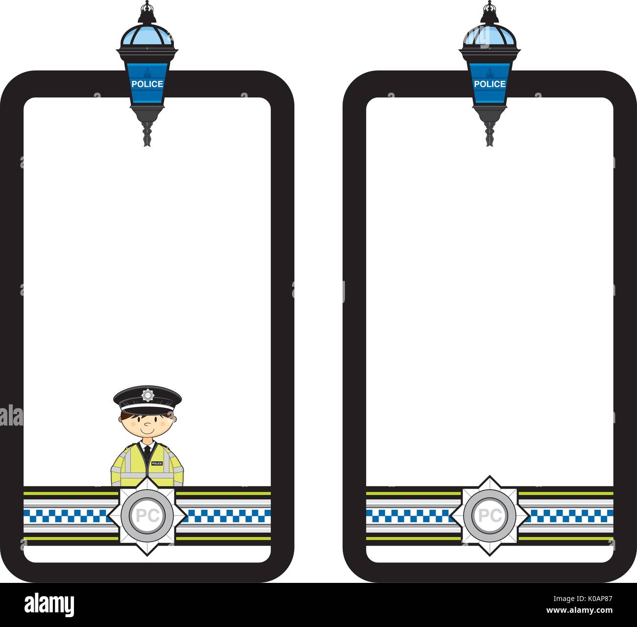 British policemen Stock Vector Images - Alamy