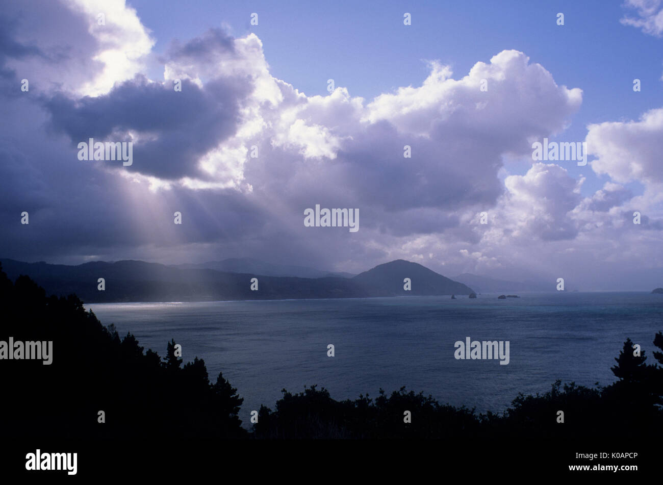Humbug Mountain view, Port Orford Head State Park, Oregon Stock Photo ...