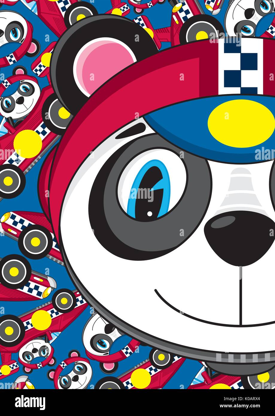 Panda Driver Stock Vector Images - Alamy