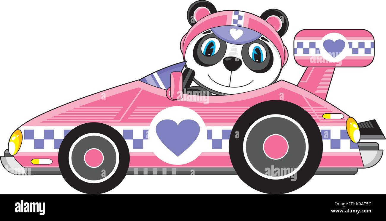 Panda driver Stock Vector Images - Alamy
