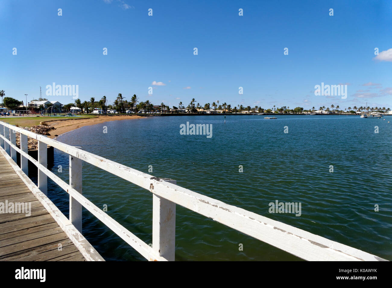 Carnarvon waterfront, Carnarvon, Gascoyne, Western Australia Stock ...