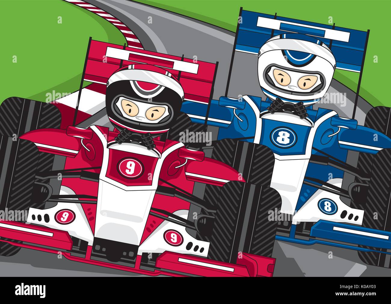 Sport Race Car Drivers