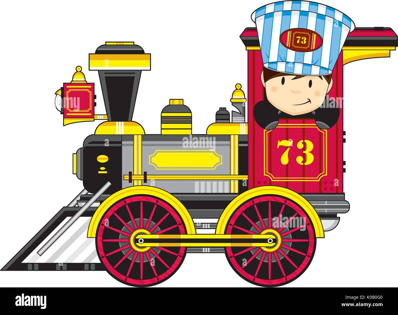 Vintage Train Clip Art