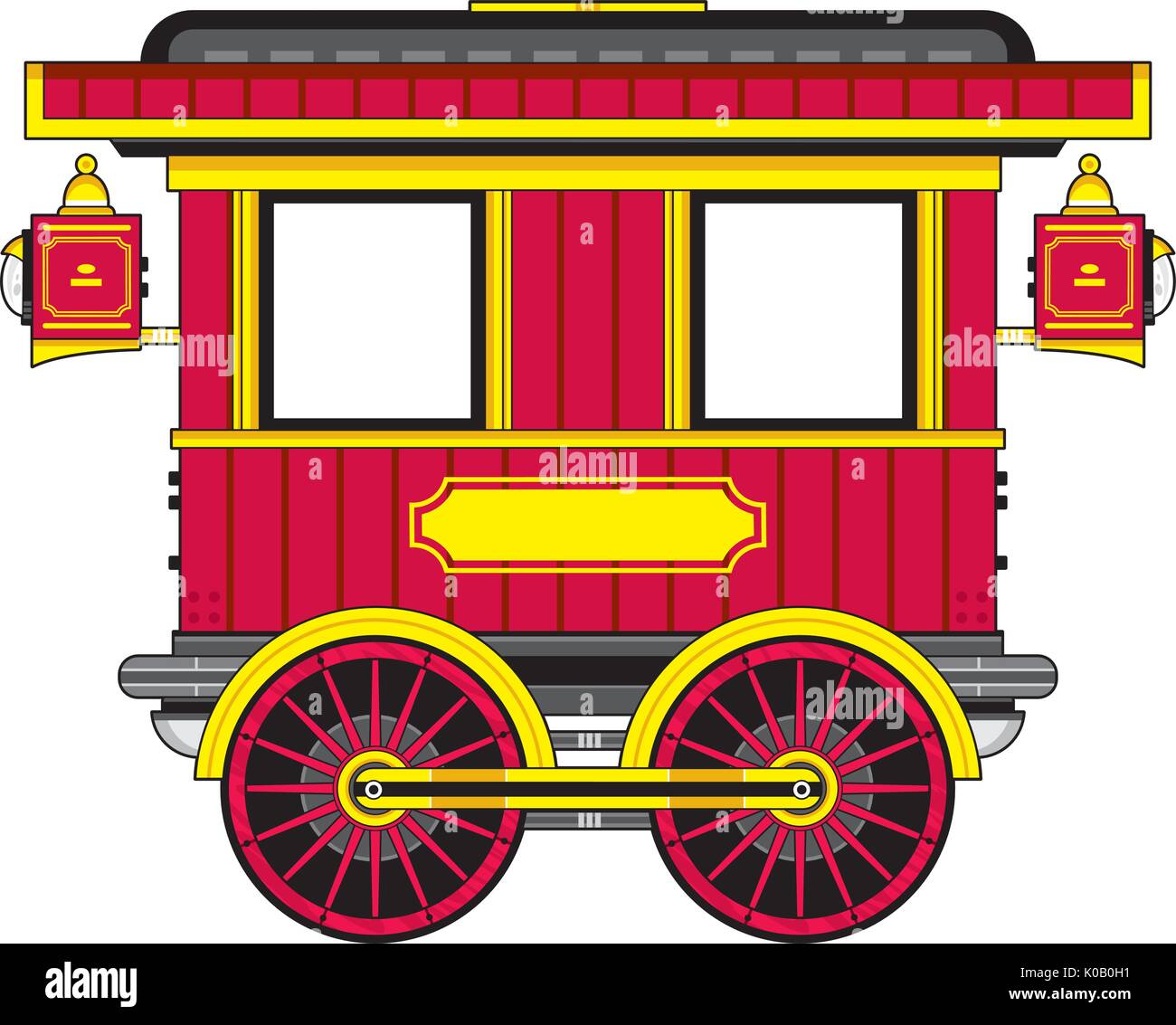 Cartoon Steam Trains