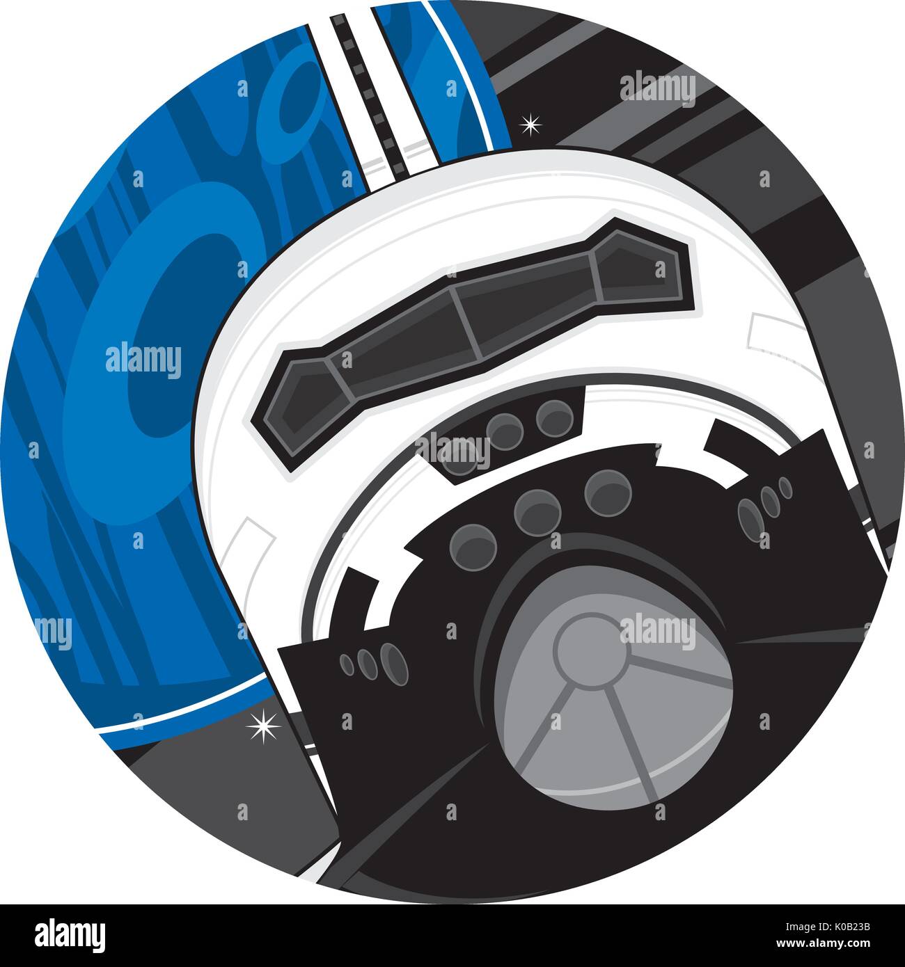 Cartoon Space Shuttle Vector Illustration Stock Vector Image & Art - Alamy