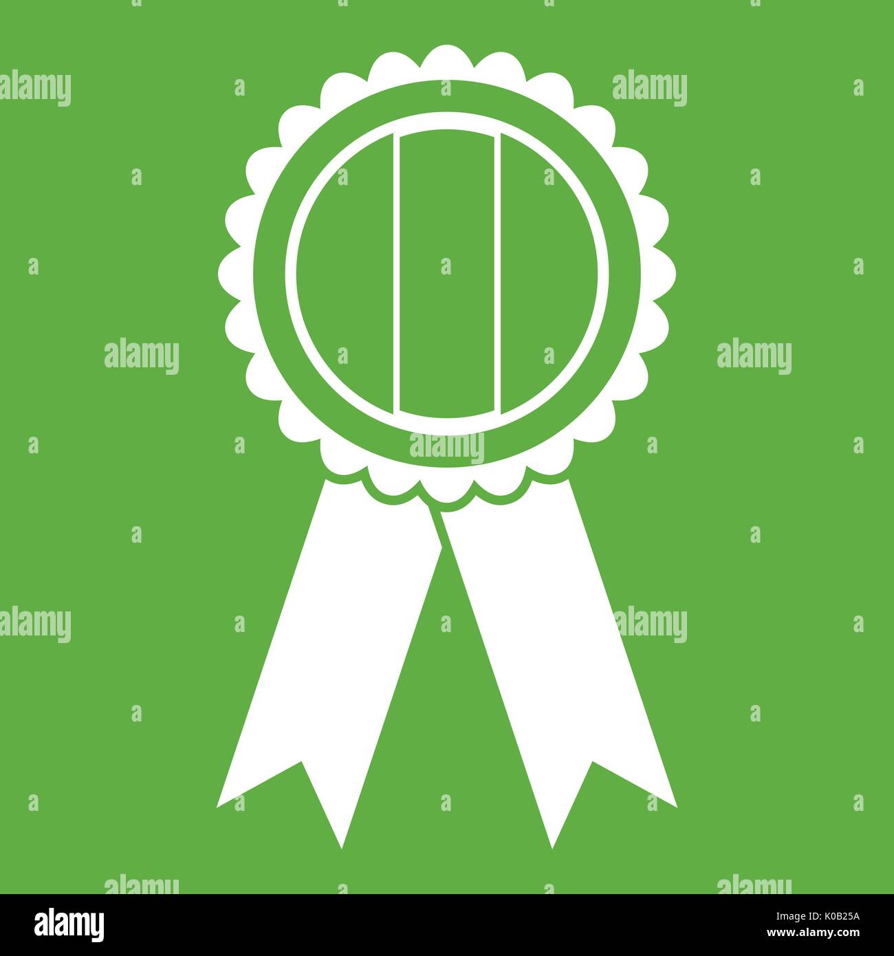 Rosette icon green Stock Vector Image & Art - Alamy