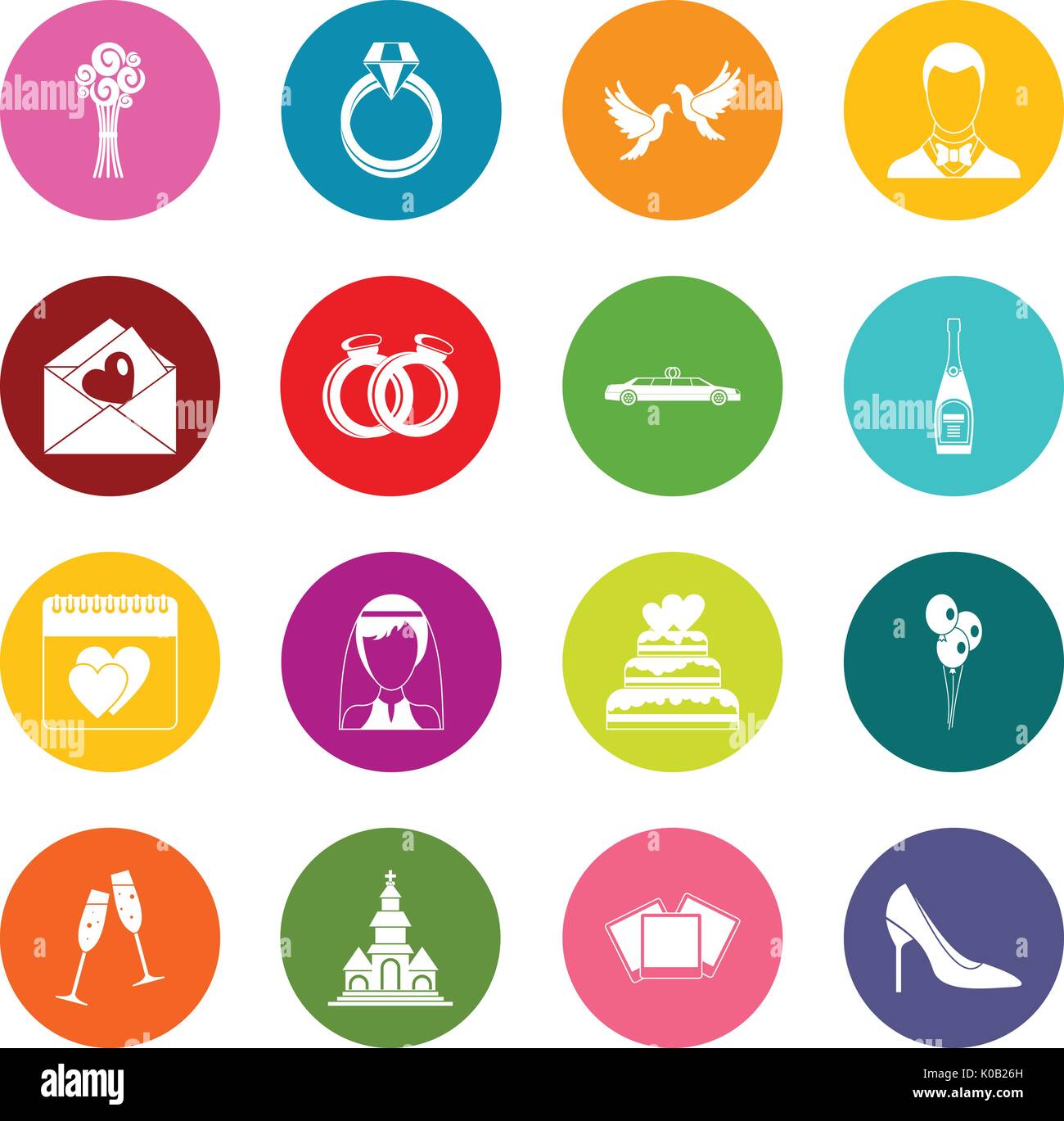 Engagement ring many Stock Vector Images - Alamy