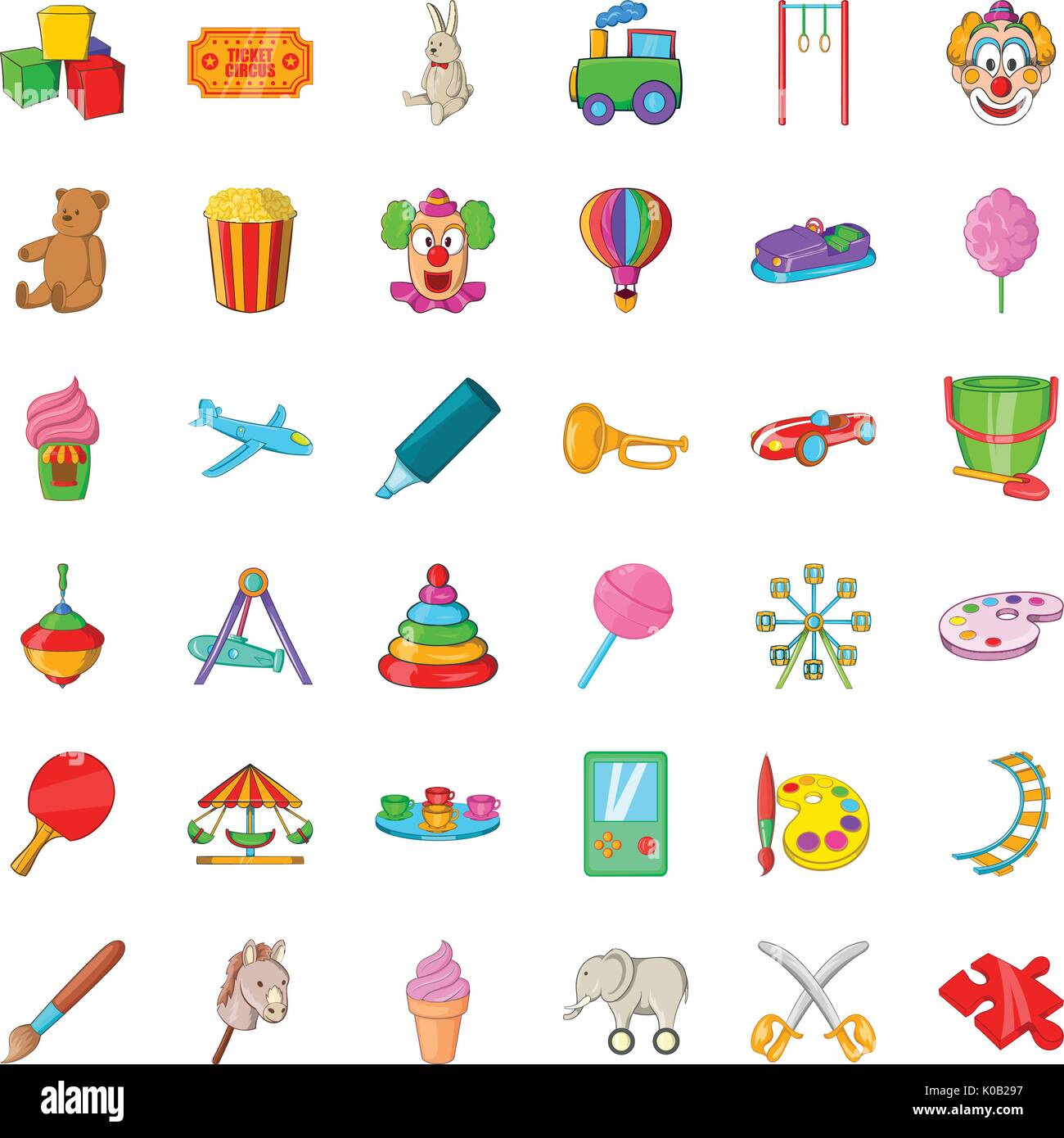 Children playground icons set, cartoon style Stock Vector Image & Art ... Children playground icons set, cartoon style Stock Vector Image & Art ...