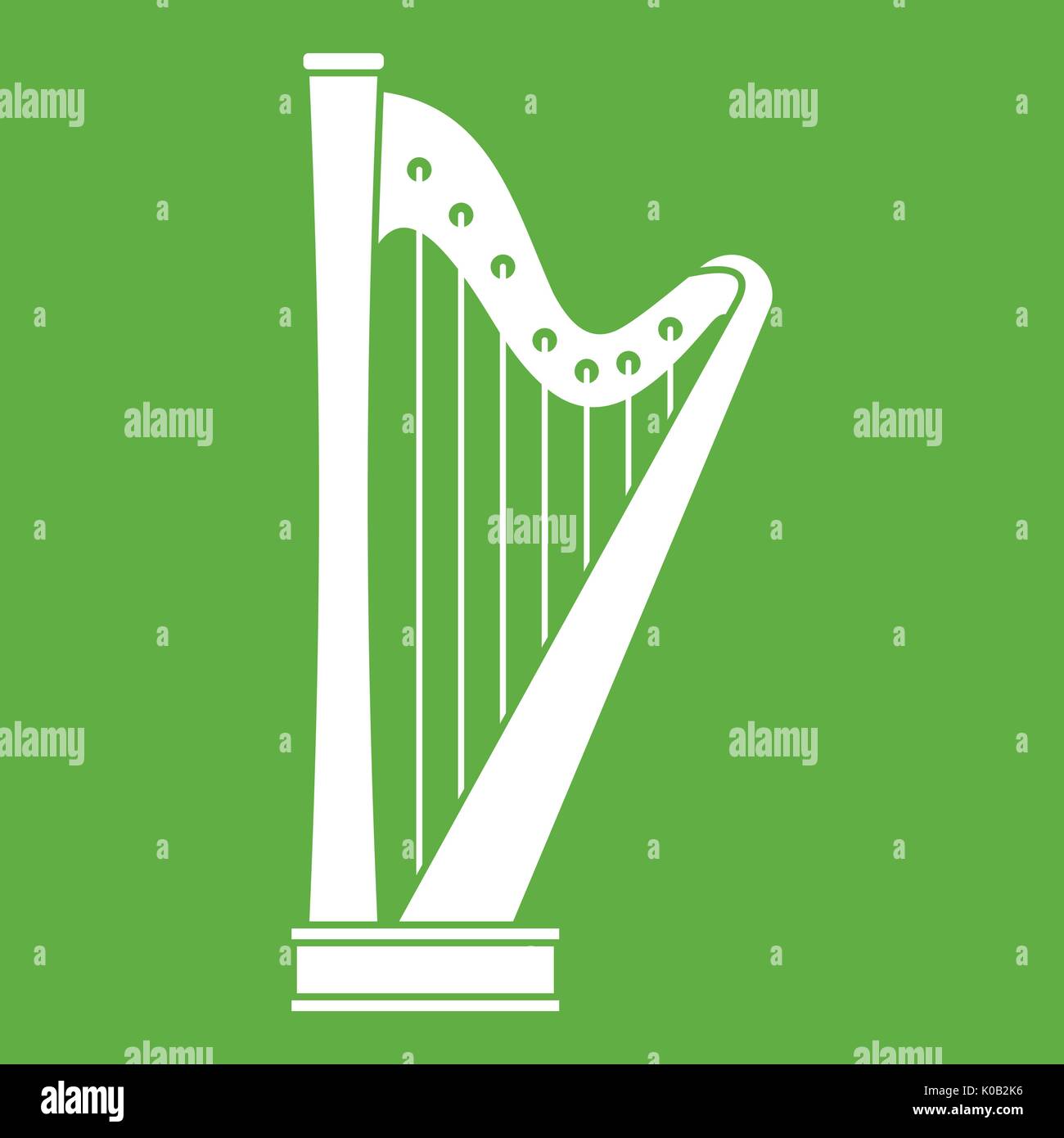 Celtic harp drawing hi-res stock photography and images - Alamy