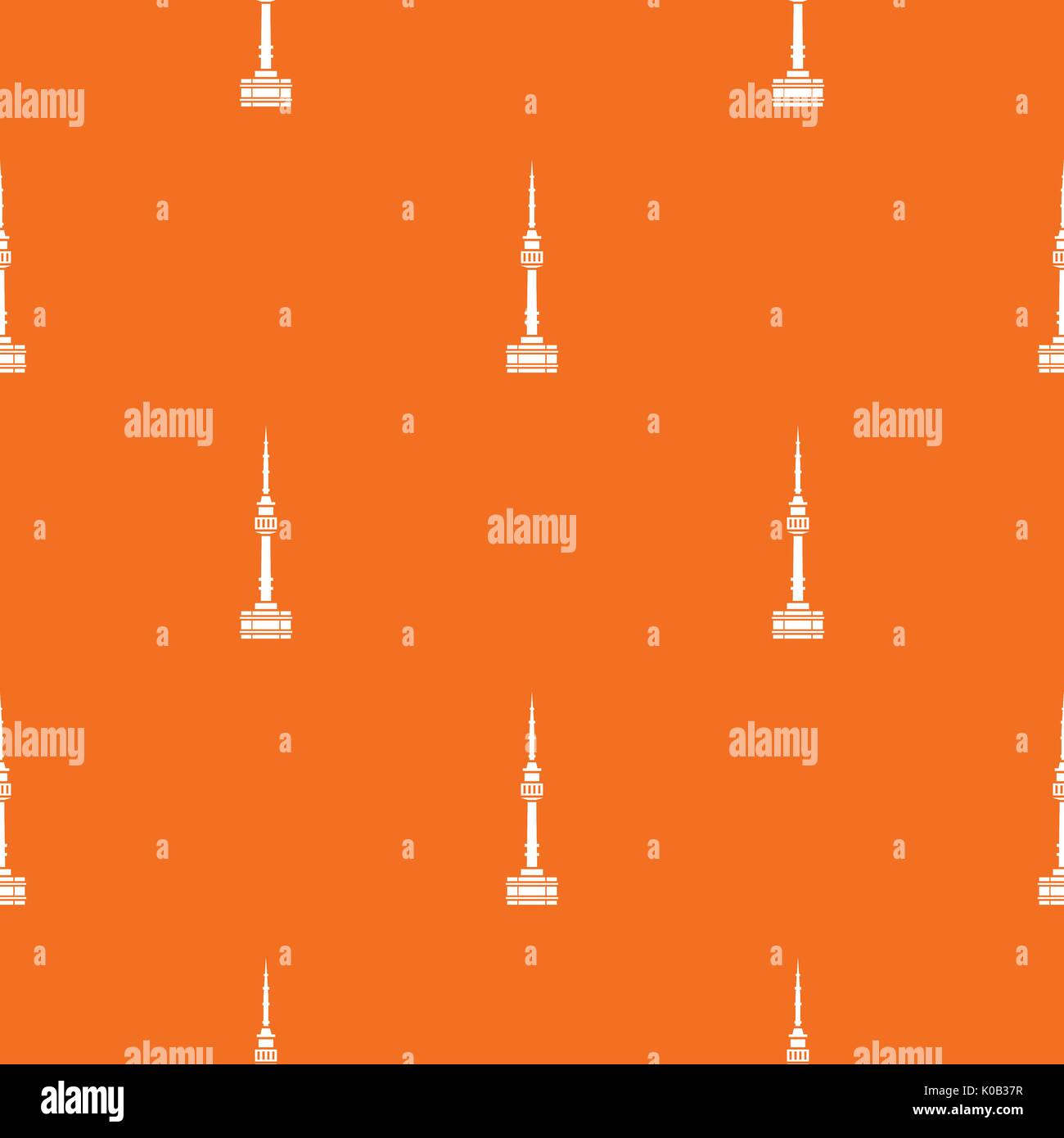 Namsan tower in Seoul pattern seamless Stock Vector Image & Art - Alamy
