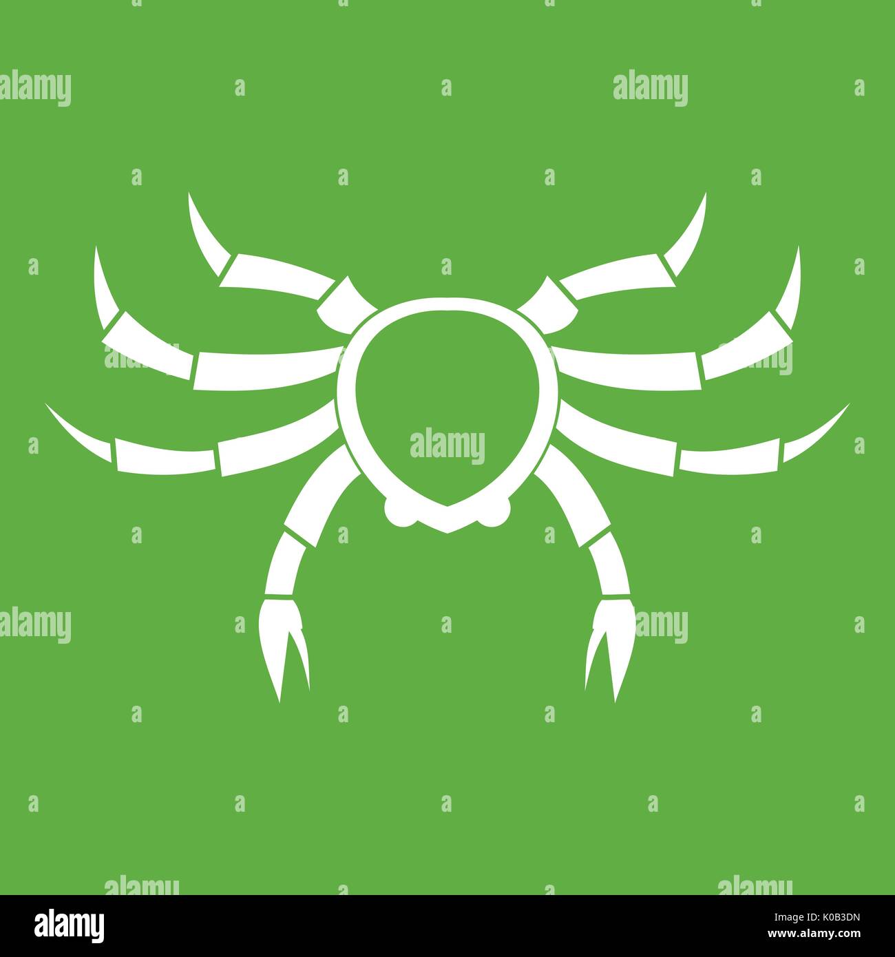 Green crab spider Stock Vector Images - Alamy