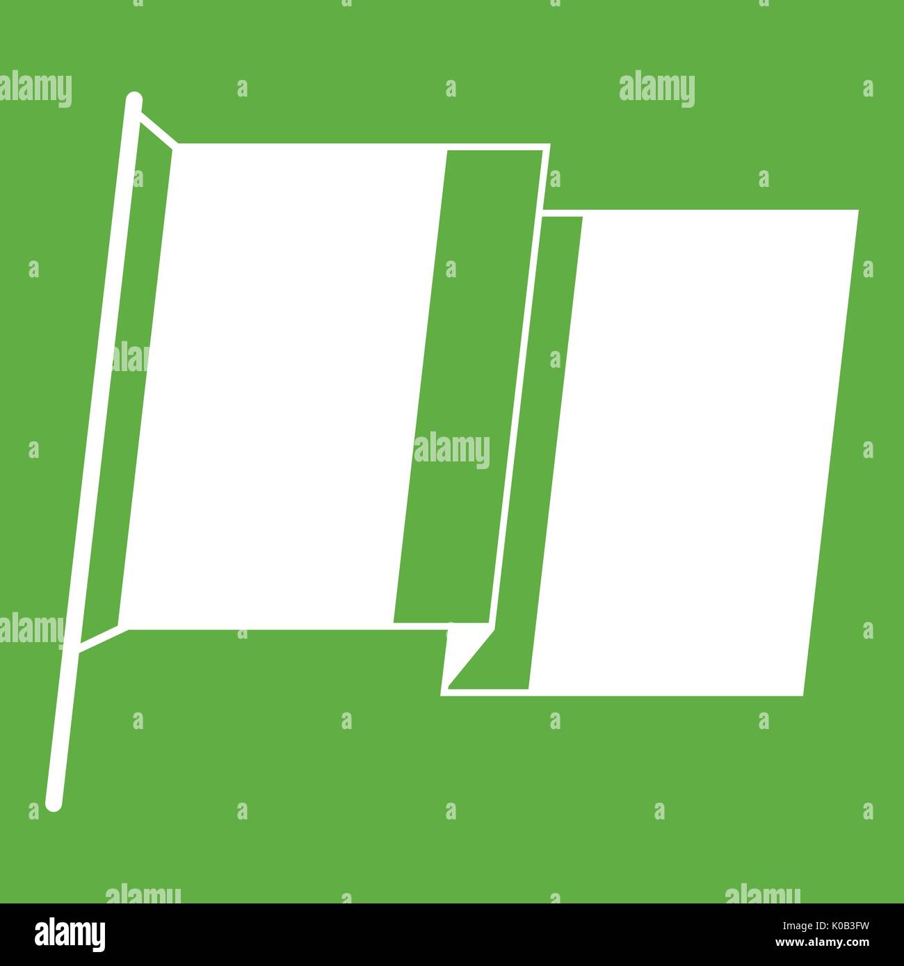Flag of Ireland icon green Stock Vector Image & Art - Alamy