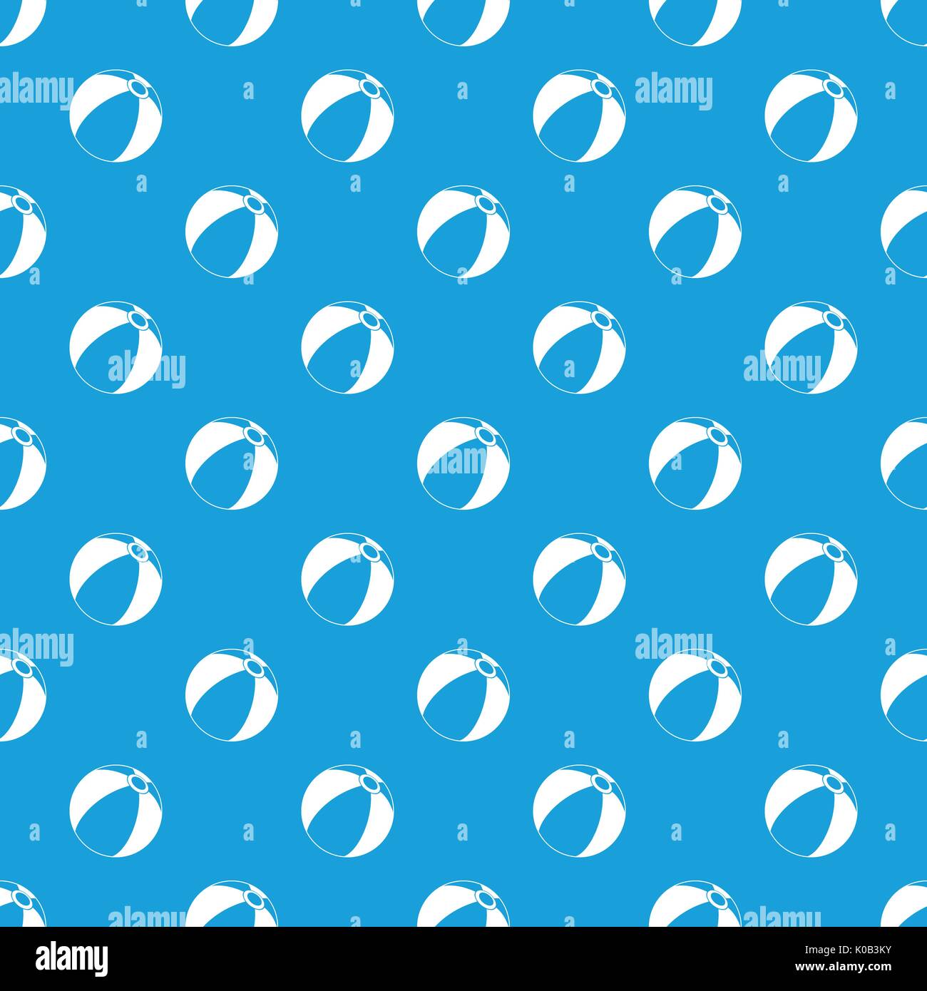 Beach ball pattern seamless blue Stock Vector Image & Art - Alamy