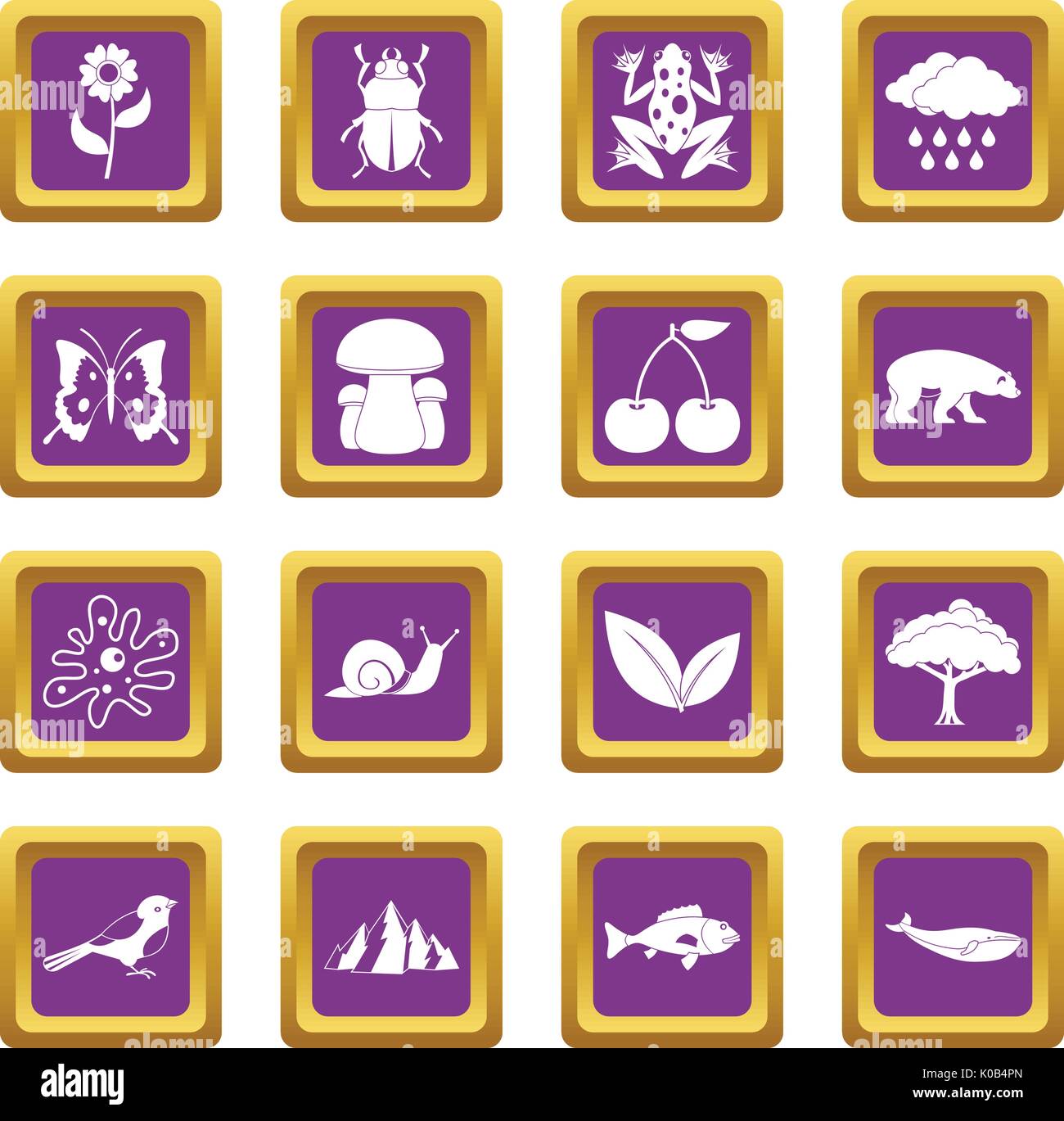 Oil industry items icons set purple Stock Vector Image & Art - Alamy