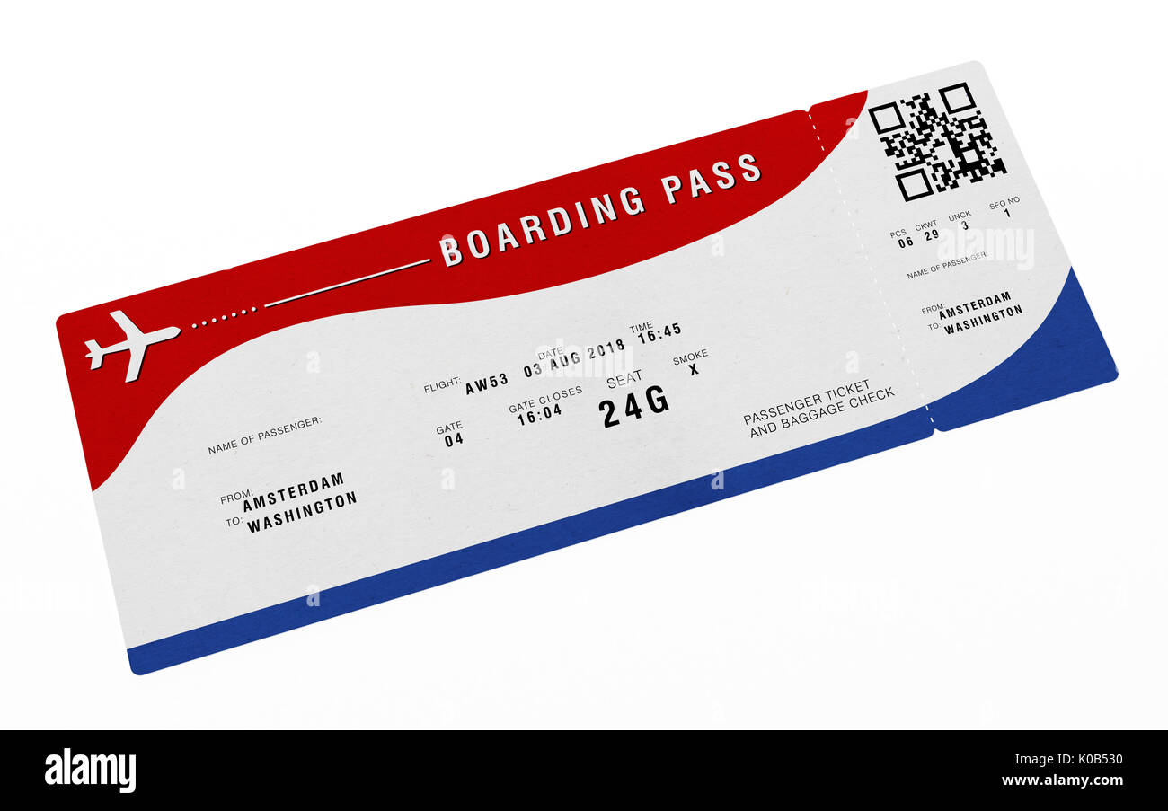 Boarding pass barcode hi-res stock photography and images - Alamy