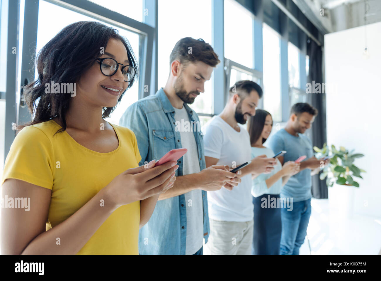 Social interaction technology hi-res stock photography and images - Alamy