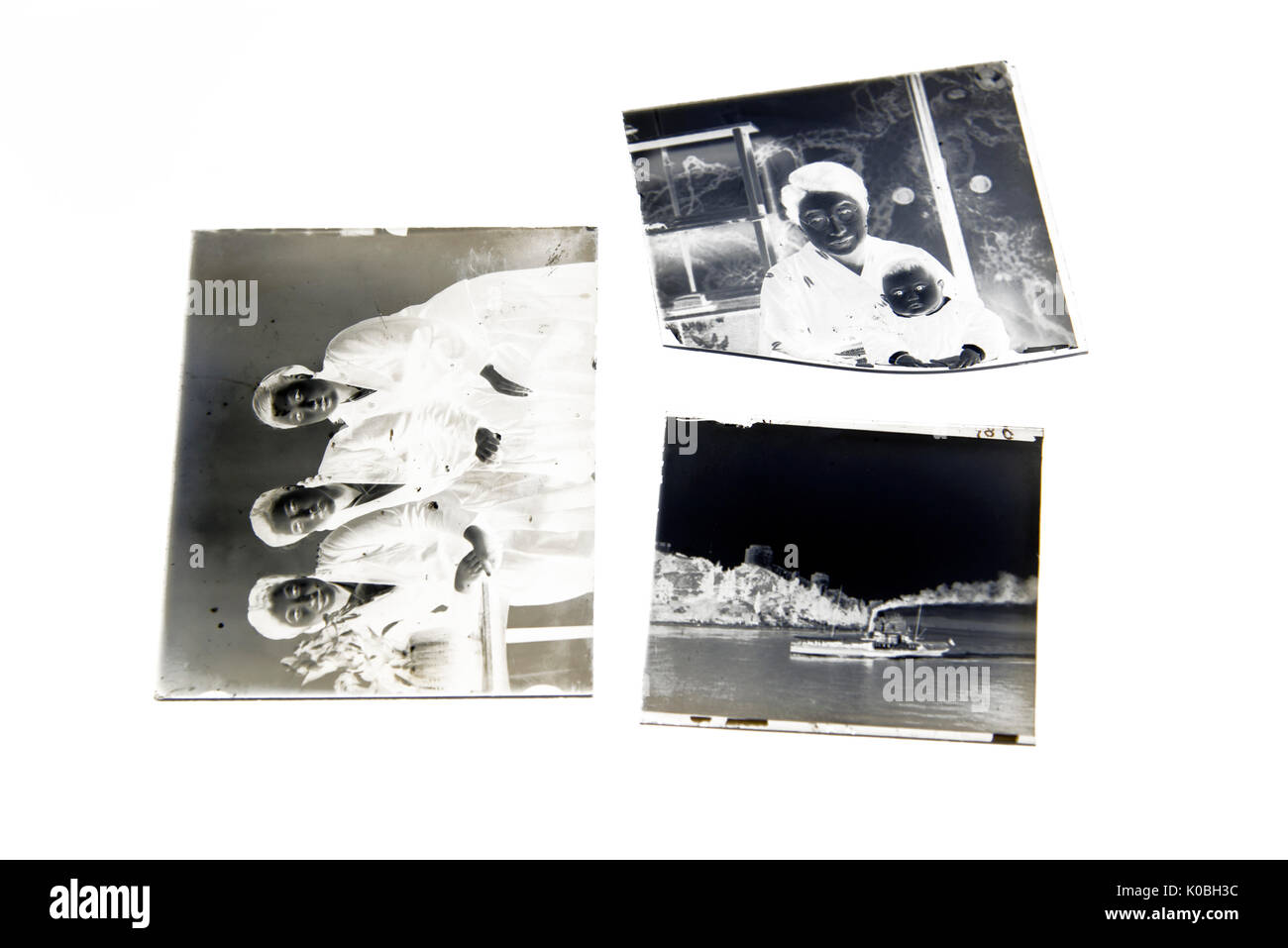 Vintage glass negative Cut Out Stock Images & Pictures - Alamy
