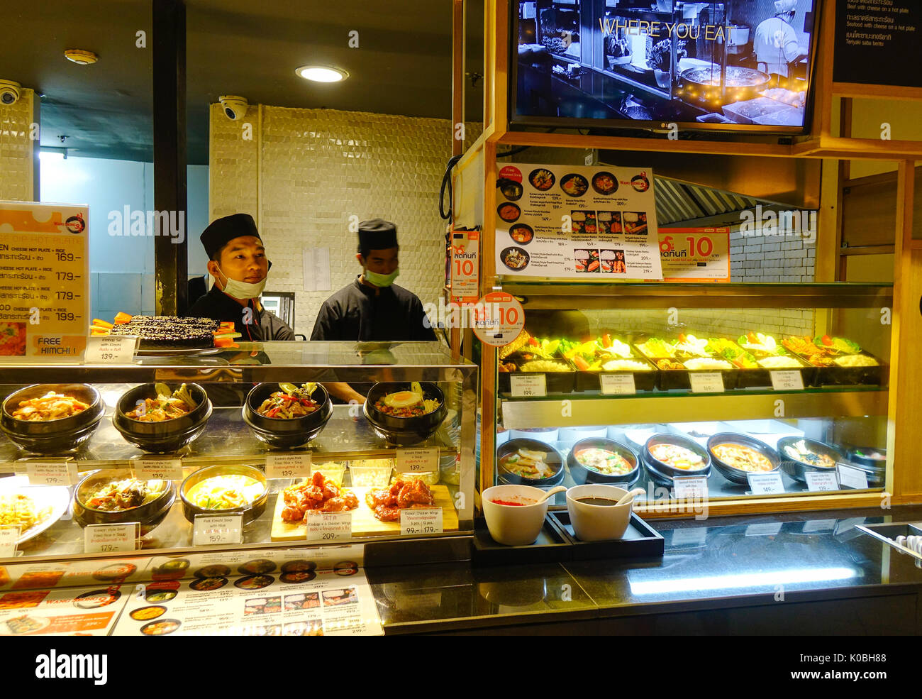 Bangkok, Thailand - Jun 17, 2017. Siam food court interior in Bangkok ...
