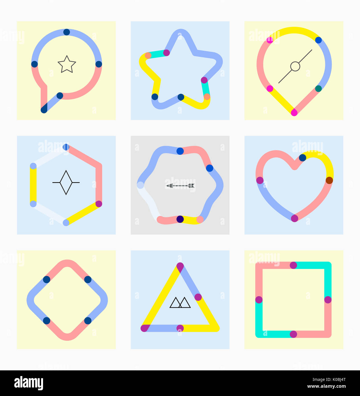 Frames of various figures Stock Photo - Alamy