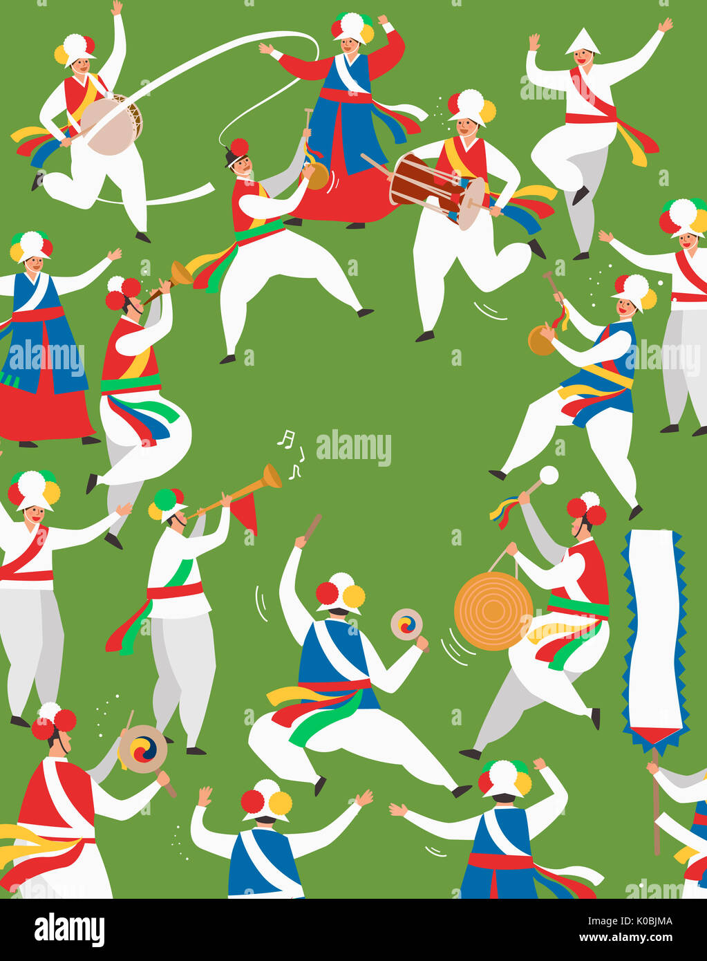 Korean folklore group hi-res stock photography and images - Alamy